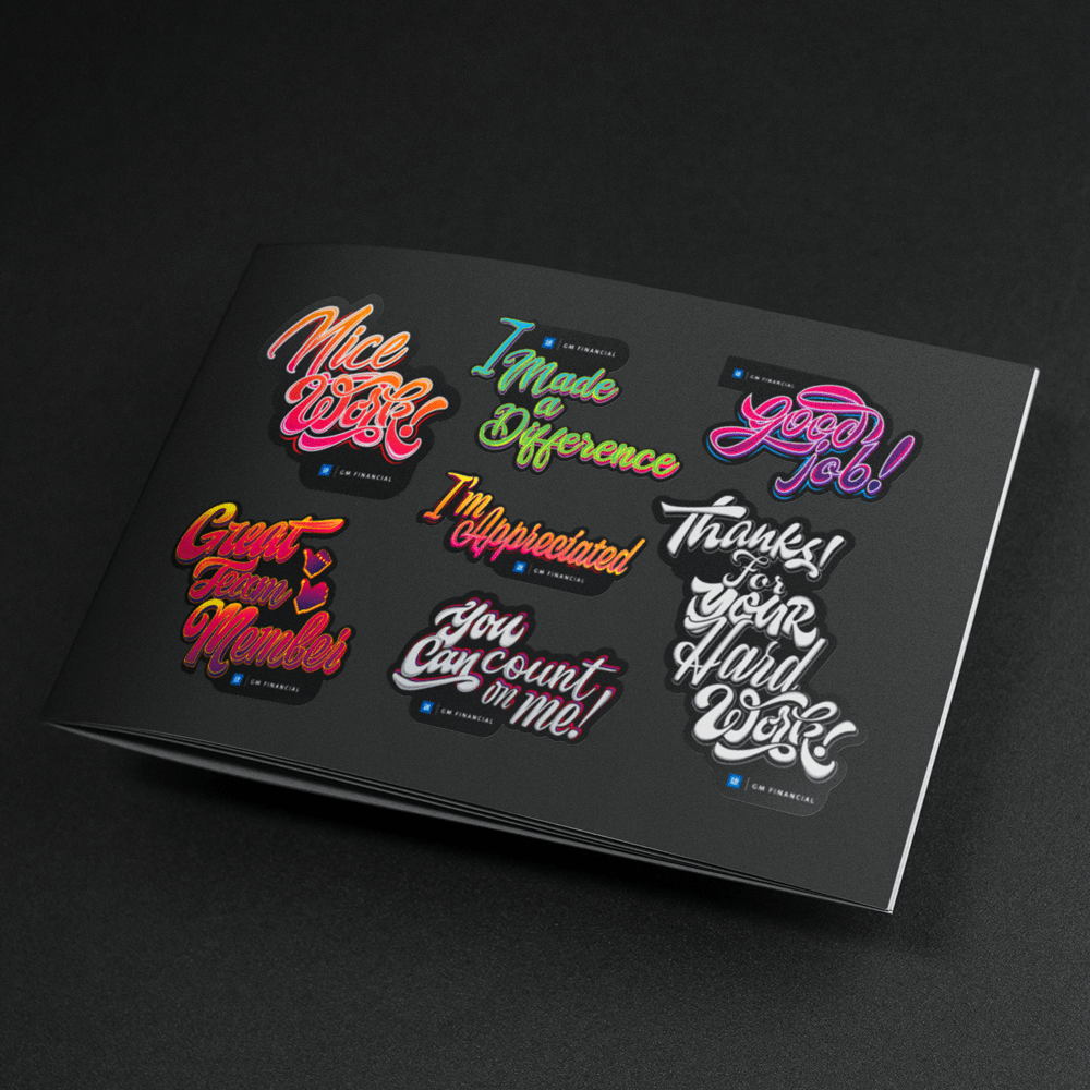 Employee Positive Mindset Stickers | ascendant.design